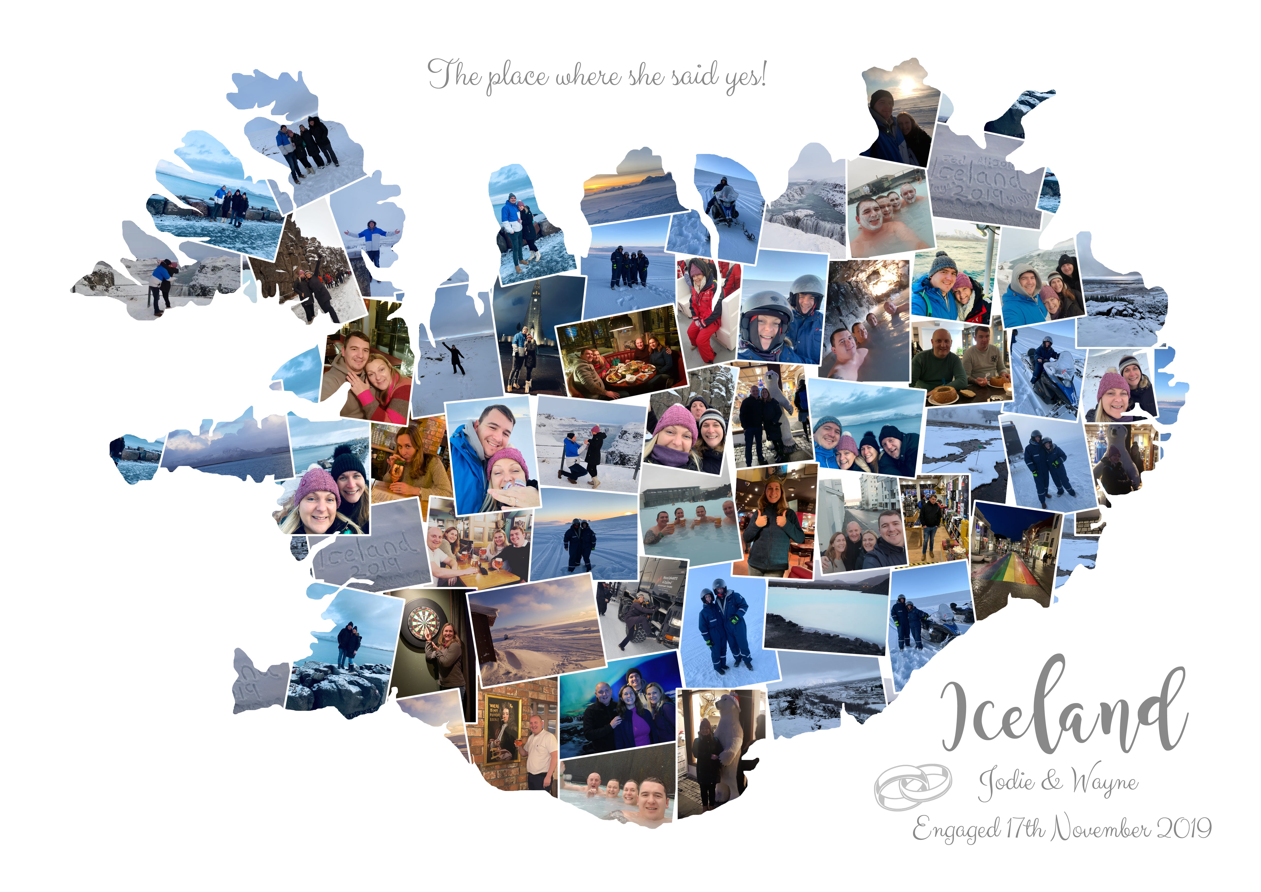 Iceland silhouette Collage – hayleyjanedesigns