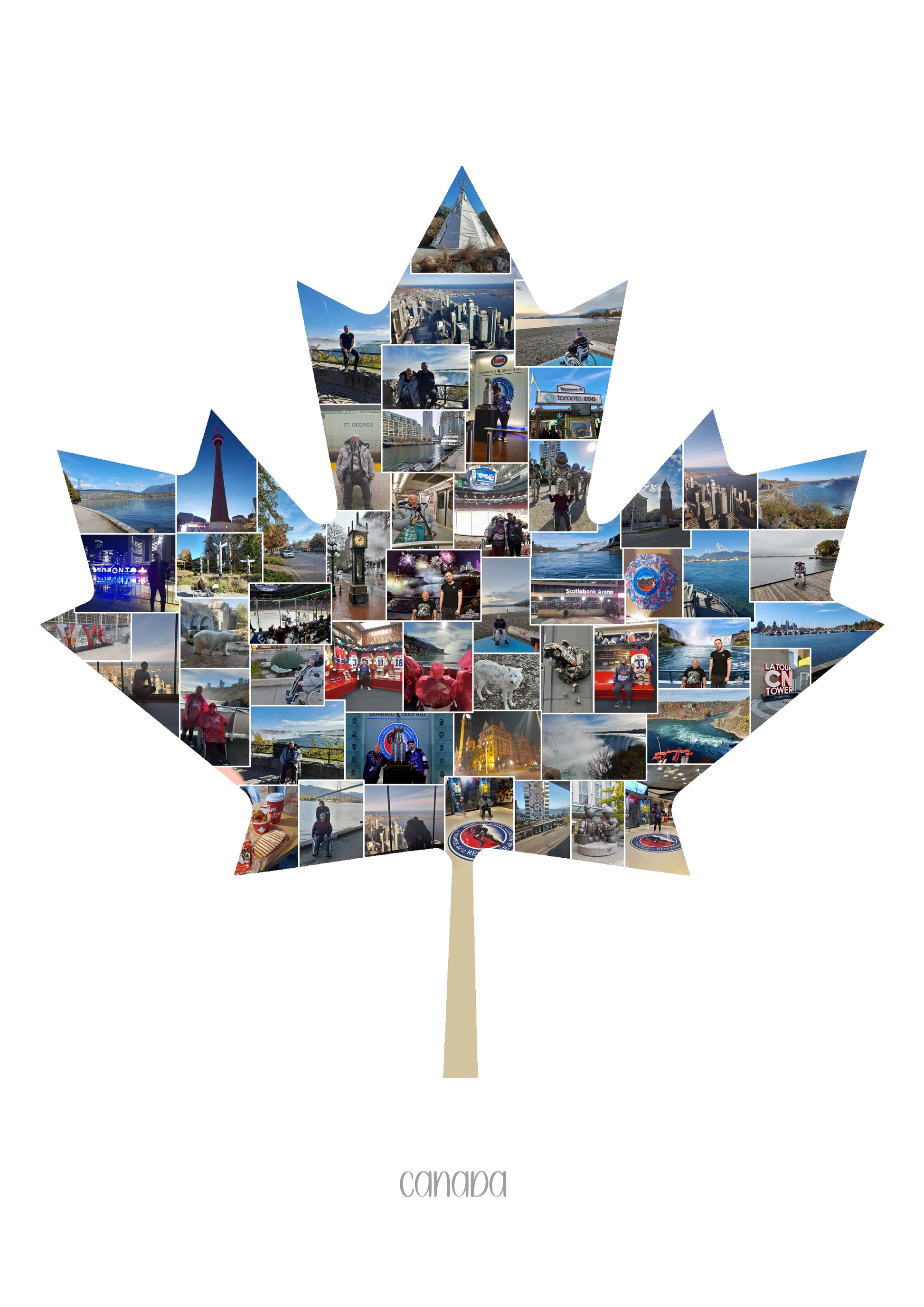 Canada Maple leaf Collage – hayleyjanedesigns