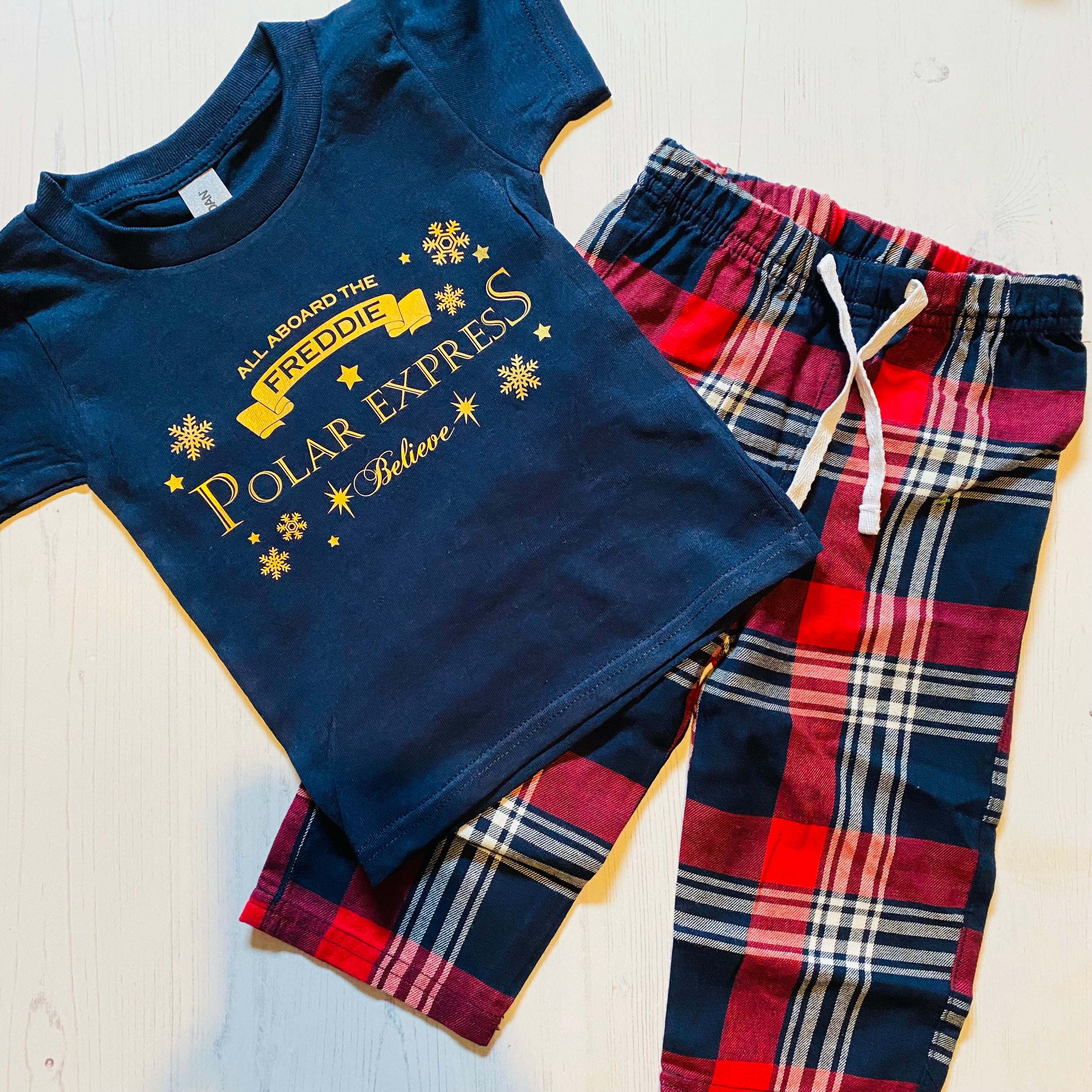 Polar Express Pyjamas – hayleyjanedesigns